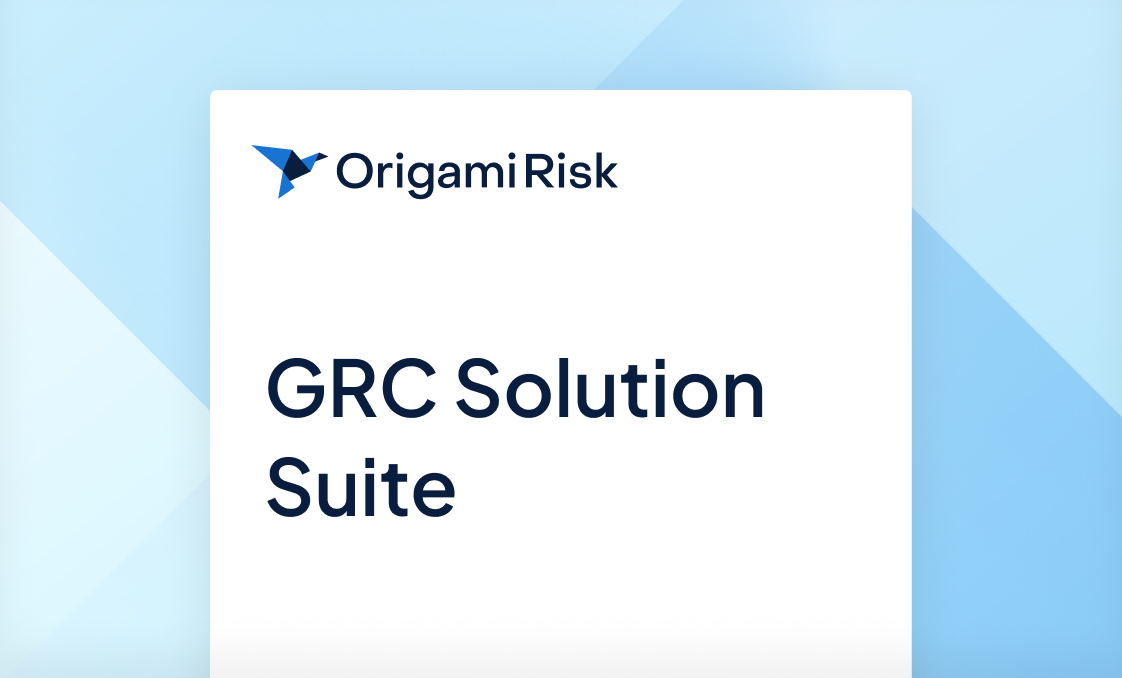 GRC Solution Suite - Origami Risk UK