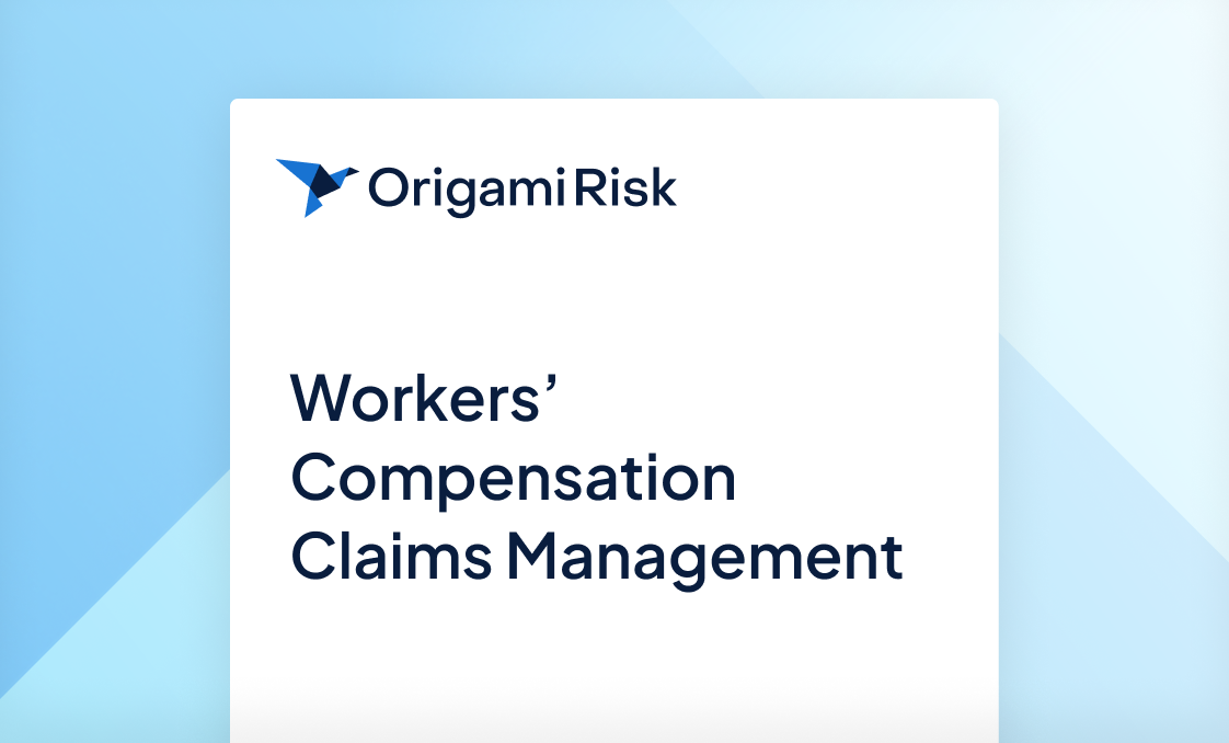 Workers' Compensation Claims Management - Origami Risk UK